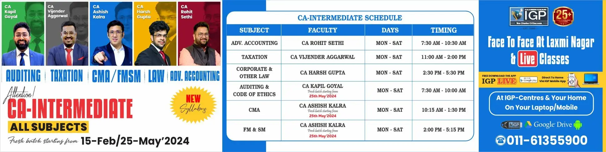 IGP Institute - CA, CS, CMA Coaching Classes in India