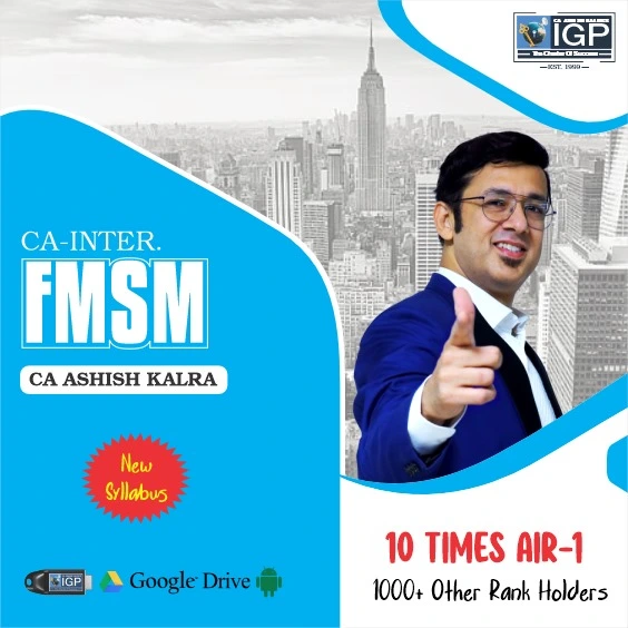 CA Inter FM SM Classes Online & Offline
