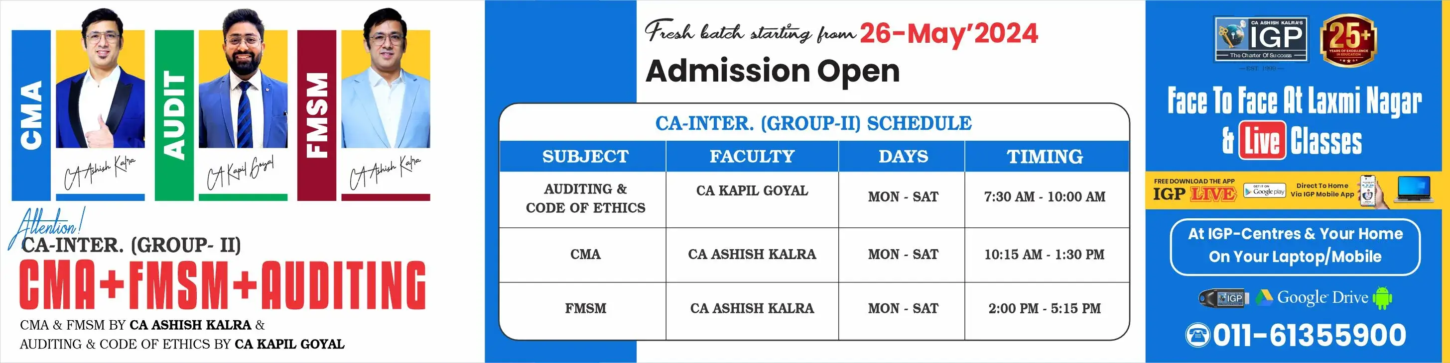 IGP Institute - CA, CS, CMA Coaching Classes in India